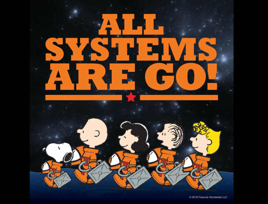 Snoopy Heads Back to Space - aNb Media, Inc.
