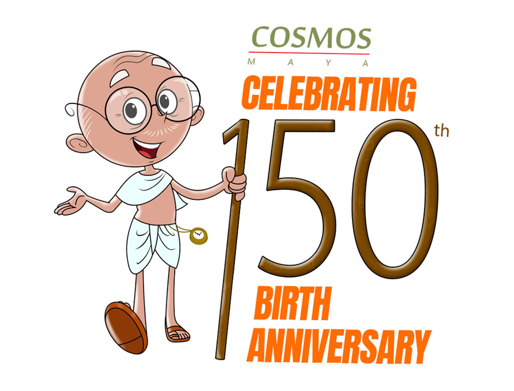 Cosmos-Maya Celebrates 150th Birth Anniversary of Mahatma Gandhi with ...