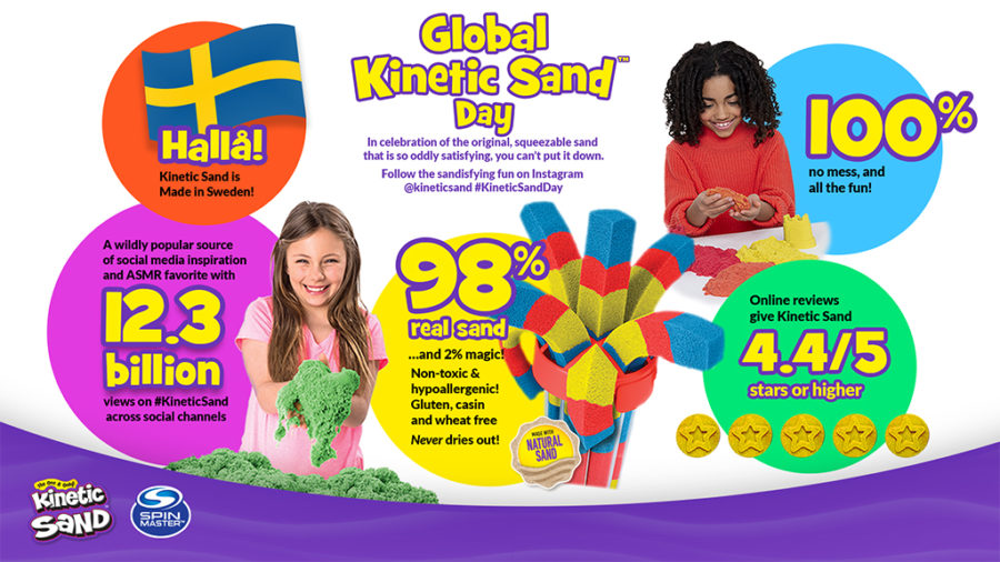 Spin Master Declares August 11 Global Kinetic Sand Day - aNb Media, Inc.