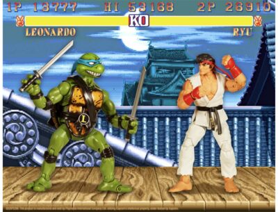 Another Toy Match-Up of Epic Proportions: Street Fighter vs. Teenage ...