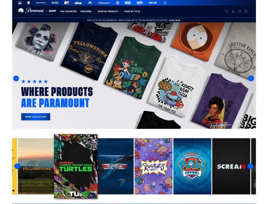 Paramount Unites Brands for First Global E-Commerce Platform, Paramount ...