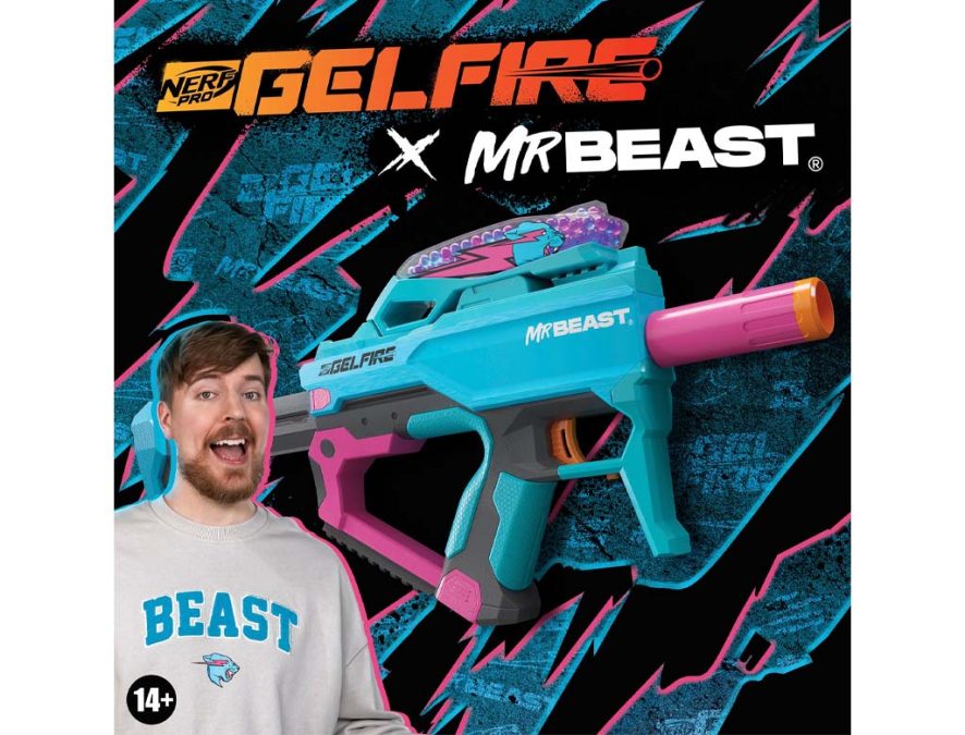 Mr. Beast and Hasbro Launch the Pro Gelfire X MrBeast Full Auto Blaster ...