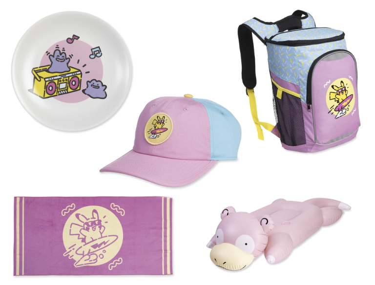 New Pokémon Center Summer Collection, Featuring Apparel and Picnic ...